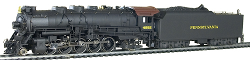 HO 2-10-2 Santa Fe DCC Ready PRR #4882 with coal tender - 23409